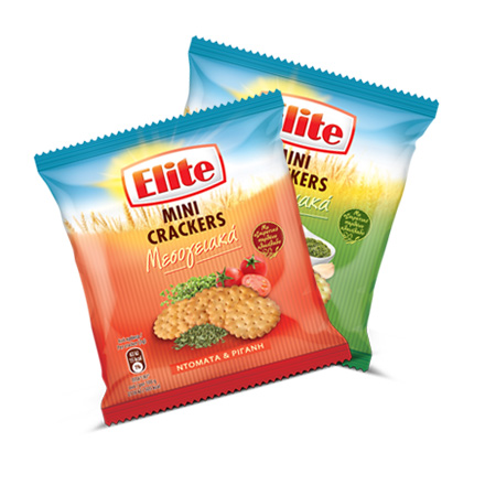 New Elite Mini Crackers Mediterranean in 2 Popular Flavors • ELBISCO