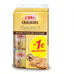 Elite Crackers Μεσογειακά Φυσική γεύση • ELBISCO