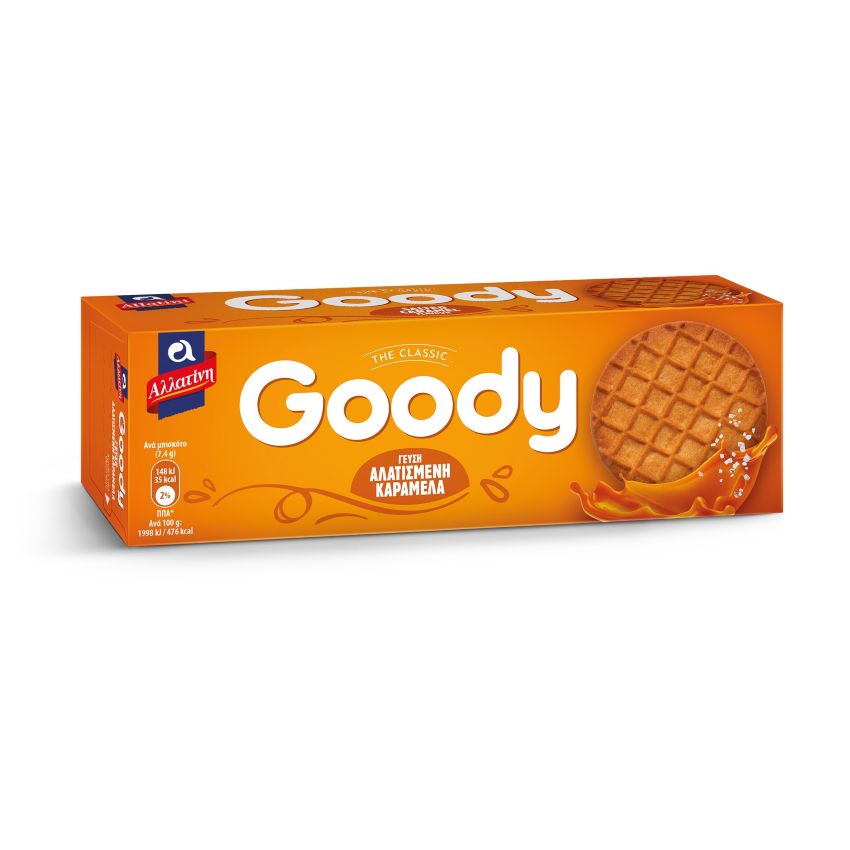 Αλλατίνη Goody με γεύση Αλατισμένη Καραμέλα • ELBISCO