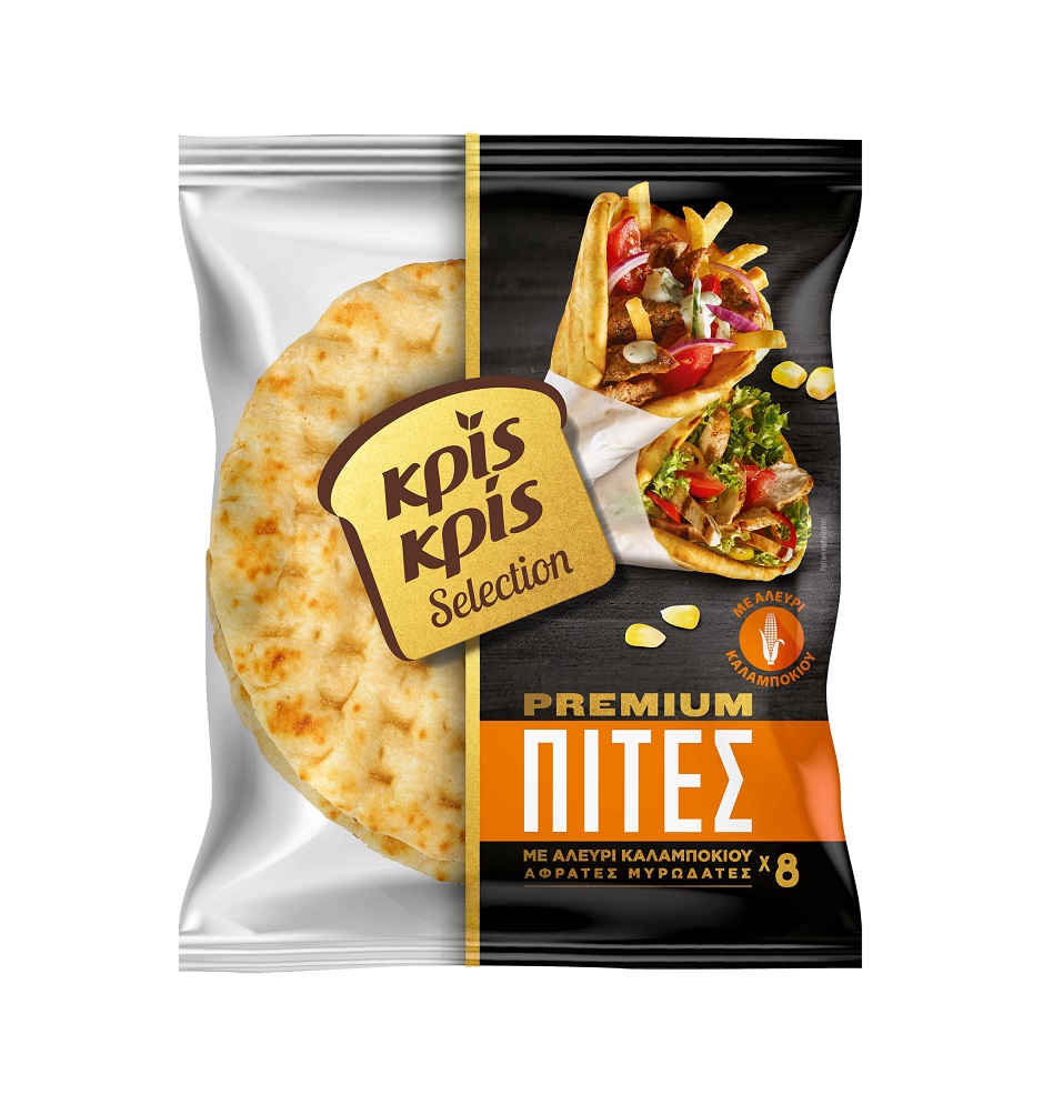 Κρίς Κρίς Selection Πίτα Premium με αλεύρι Καλαμποκιού • ELBISCO