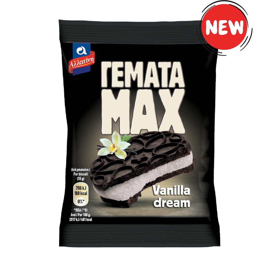 Aλλατίνη ΓΕΜΑΤΑ MAX Vanilla Dream • ELBISCO